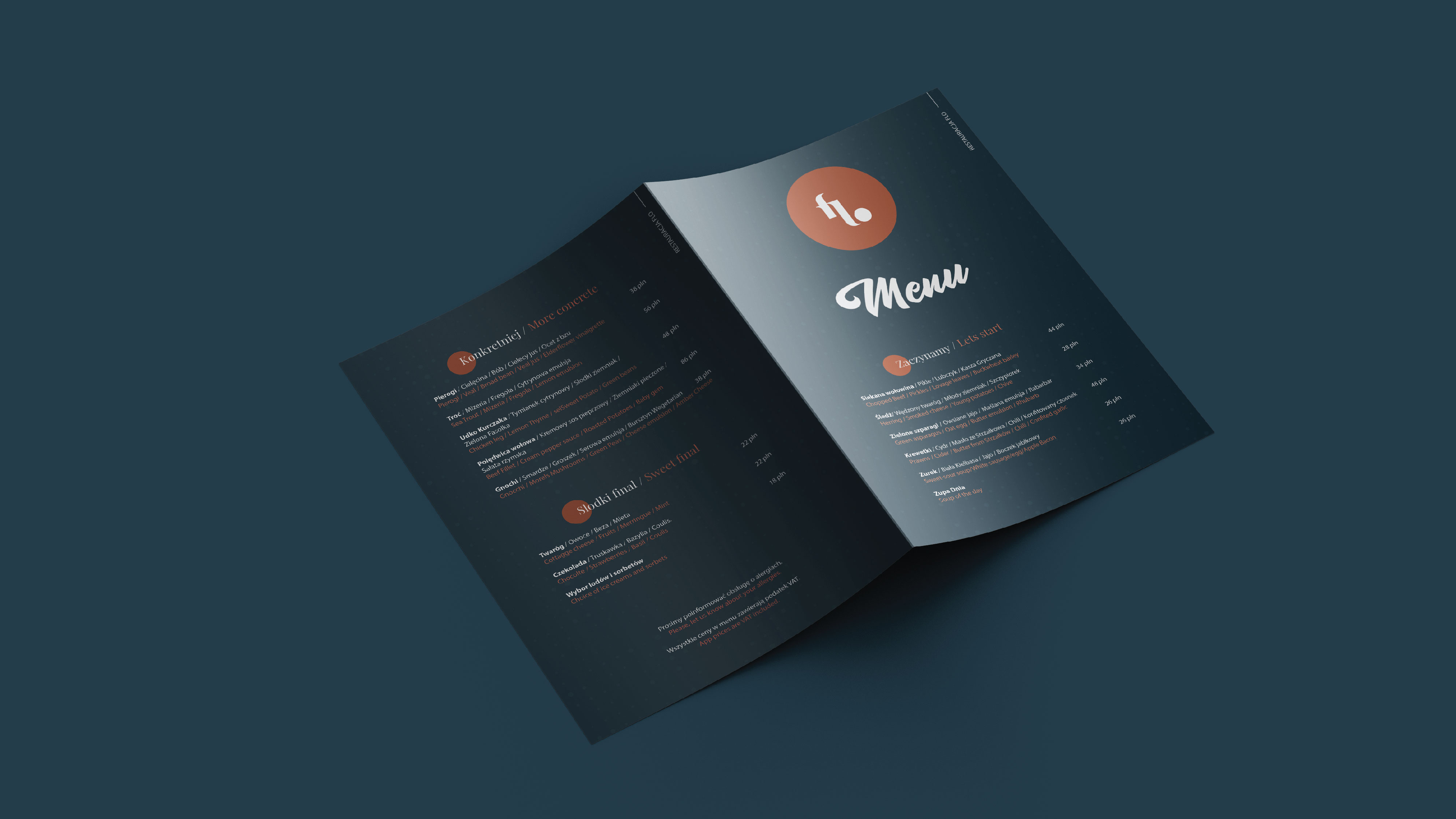 Restaurant Menu Design | STUDIO ALLADYN