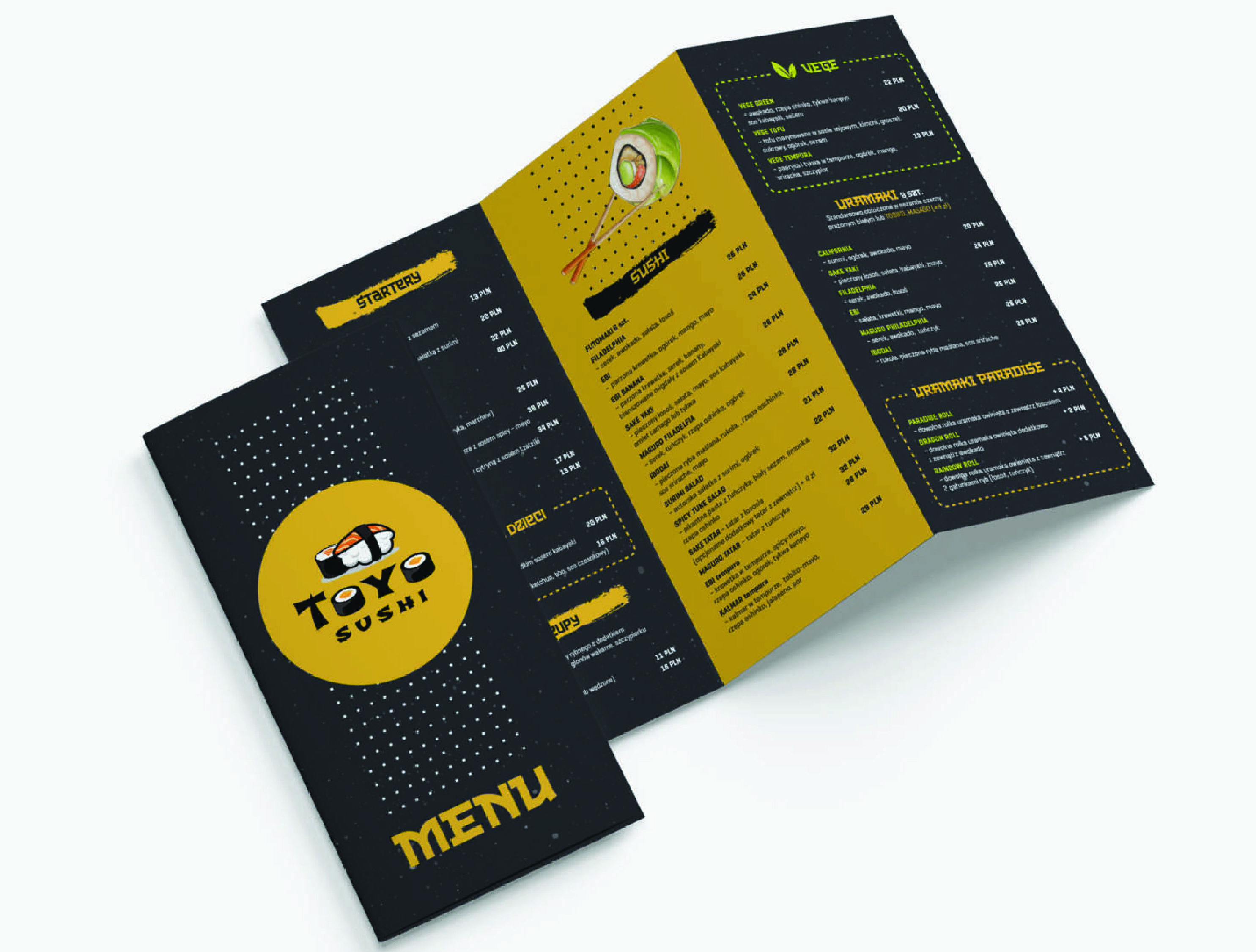 Projekty kart menu - projektowanie kart menu | Studio Alladyn